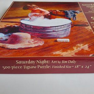 SunsOut | Games | 50 Piece Jigsaw Puzzle Saturday Night Art By Jim Daly ...